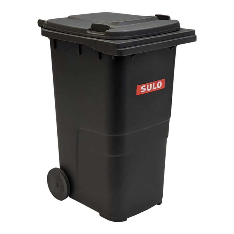 SULO Mini-Mülltonne 240 L - Schwarz - Version 2022 - minimuelltonne.de